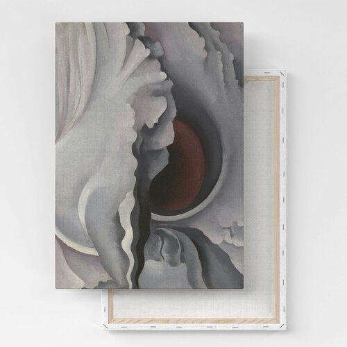 Картина на холсте, репродукция / ОКифф Джорджия - The Black Iris / Размер 80 x 106 см