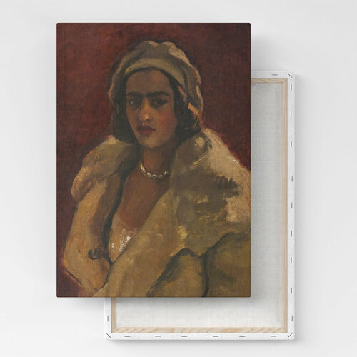Картина на холсте, репродукция / Амрита Шер-Гил - Self Portraits / Размер 30 x 40 см
