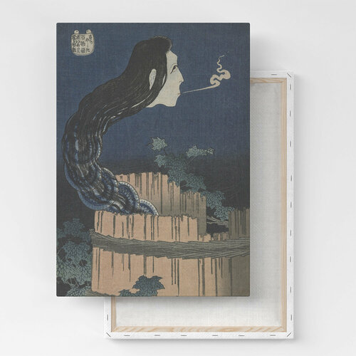 Картина на холсте, репродукция / Кацусика Хокусай / Размер 30 x 40 см