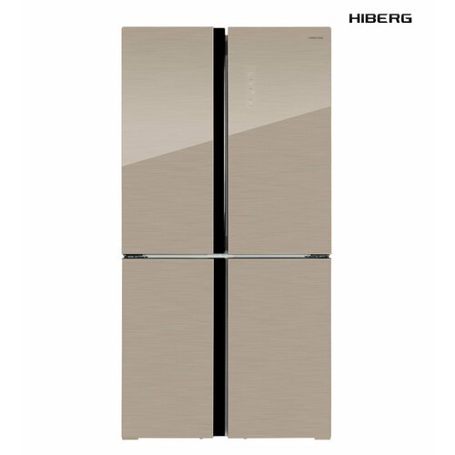 Холодильник French Door 183х91,1 см Hiberg RFQ-500DX NFGY бежевый
