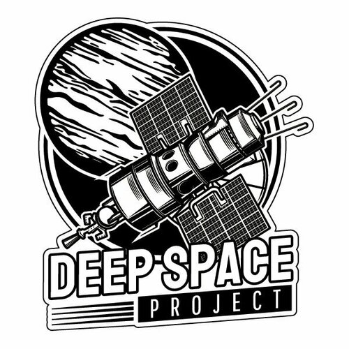 Наклейка Deep Space Project / Проект глубокого космоса 13х15 см