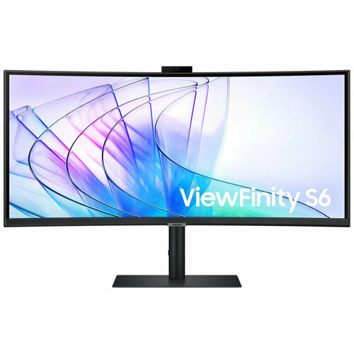 Монитор SAMSUNG 34 SAMSUNG S34C650VAI Black (VA, 3440x1440, HDMI+DP+Type C, USB Hub, 5 ms, 178°/178°, 350 cd/m, 3000:1, 100Hz, MM, Camera, Curved