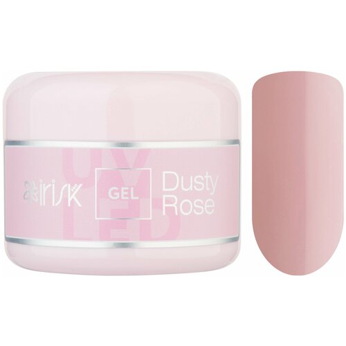 IRISK Гель для наращивания ногтей камуфлирующий ABC, Dusty Rose, 50 мл.