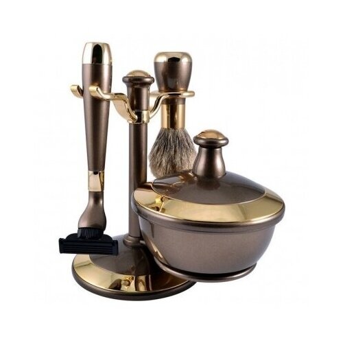 Набор* MSS 90232 BRZ/G Bronze&Gold д/бритья (Gillette Mach-3) 3 предм. (6/24)