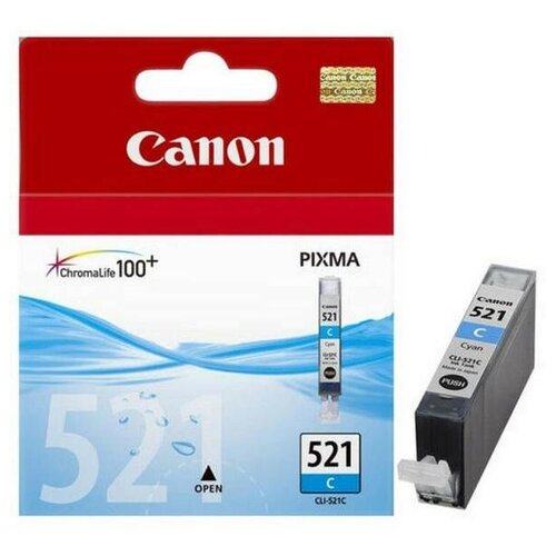Комплект 5 штук, Картридж струйный Canon CLI-521C (2934B004) гол. для PIXMA iP3600/4600