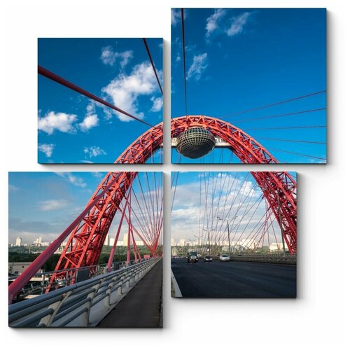 Модульная картина Московский мост50x50