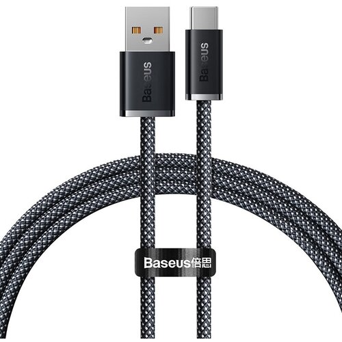 Кабель USB BASEUS Dynamic Series Fast Charging USB - Type-C, 6A, 100W, 1 м, серый шифер