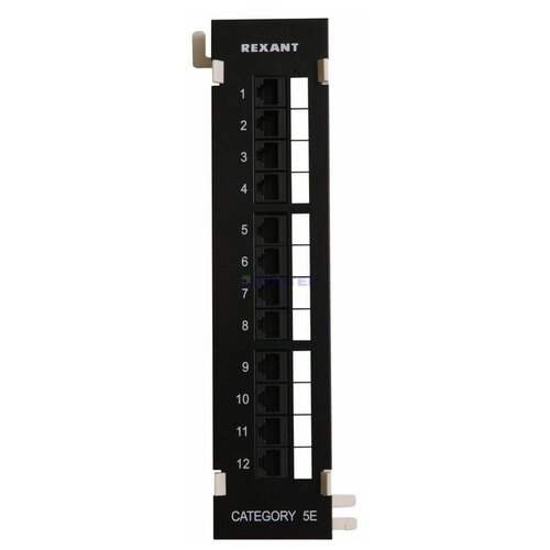 Rexant 04-0020 Патч-Панель 10" 12 гнёзд RJ-45 Cаt.5e 110 IDC ( монтаж на стенку)