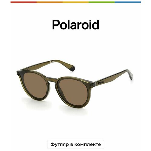 Солнцезащитные очки Polaroid Polaroid PLD 6143/S C9A C3 PLD 6143/S 09Q SP, коричневый