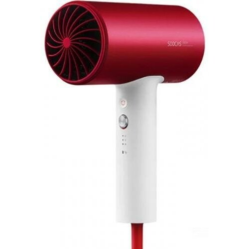 Фен для волос Soocas H5 Anion Hair Dryer (Red) CN без диффузора