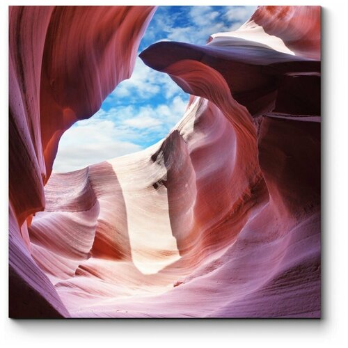 Модульная картина Магический каньон Антилопы 90x90