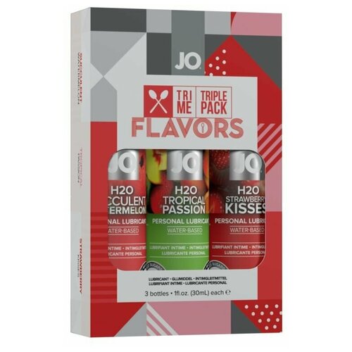 Подарочный набор ароматизированных лубрикантов Tri-Me Triple Pack Flavors