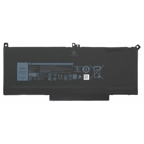 Аккумулятор (батарея) для ноутбука Dell Latitude 12 7290 (F3YGT 7,6V 7500 mAh)