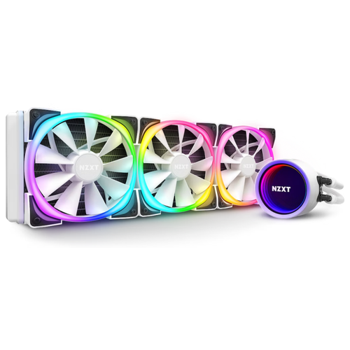 Система водяного охлаждения для процессора NZXT Kraken X73 RGB, белый/RGB