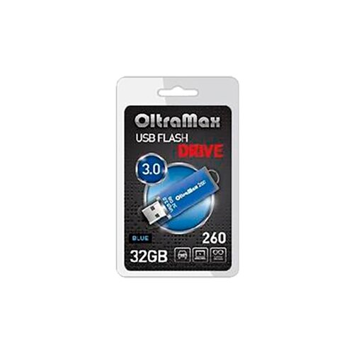 Флешка OltraMax 260 32 ГБ, синий