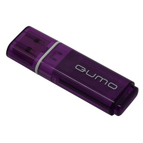 Флешка Qumo Optiva OFD-01 64 ГБ, 1 шт., фиолетовый