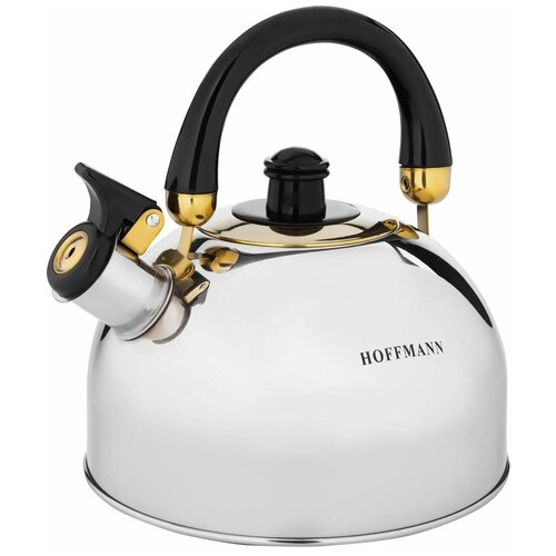 Hoffmann НМ 5519 чайник со свистком, зерк. пол, 2.5 л. (12шт)