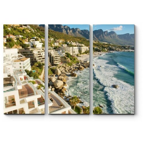 Модульная картина На побережье Кейптауна130x93
