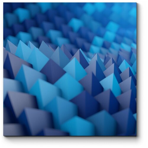 Модульная картина Пирамиды цвета 40x40