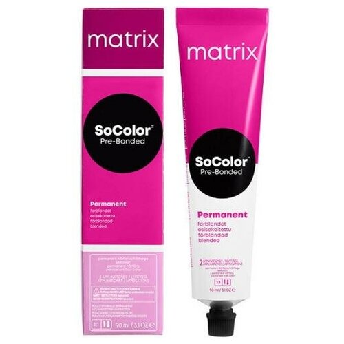 Matrix SoColor перманентная крем-краска для волос Pre-Bonded, 10NW очень-очень светлый блондин теплый натуральный, 90 мл