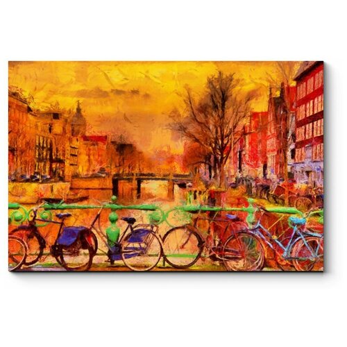 Модульная картина Амстердам глазами импрессионистов 70x47
