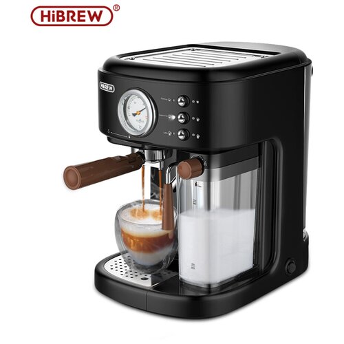 Автоматическая кофемашина HiBREW H8A(ЕАС-сертификат) для приготовления эспрессо, капучино, латте, 19 бар, 3 в 1