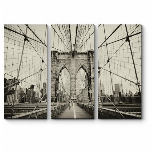 Модульная картина Все мосты ведут в Нью-Йорк 80x57