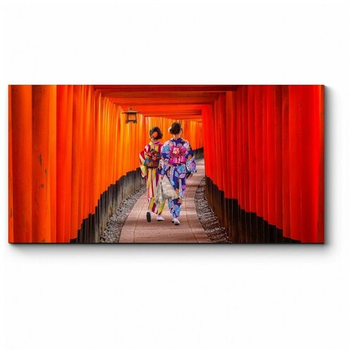 Модульная картина Дух Японии, Киото 150x75