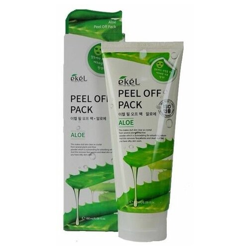 Маска-плёнка EKEL Peel-Off Pack Aloe с экстрактом алоэ, 180 г