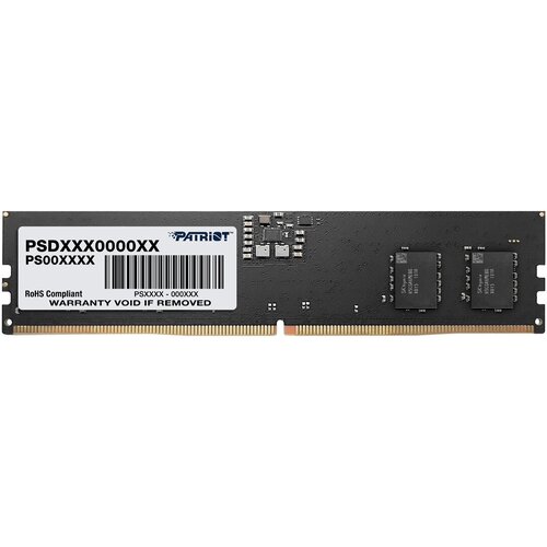 Оперативная память Patriot Memory SL 8 ГБ (8 ГБ x 1 шт.) DDR5 5200 МГц DIMM CL42 PSD58G520041