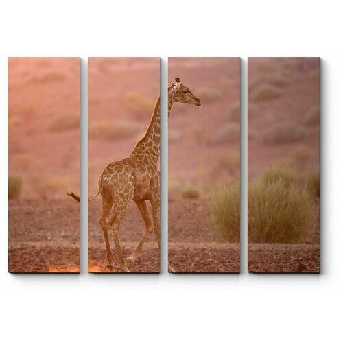Модульная картина Одинокий жираф190x143