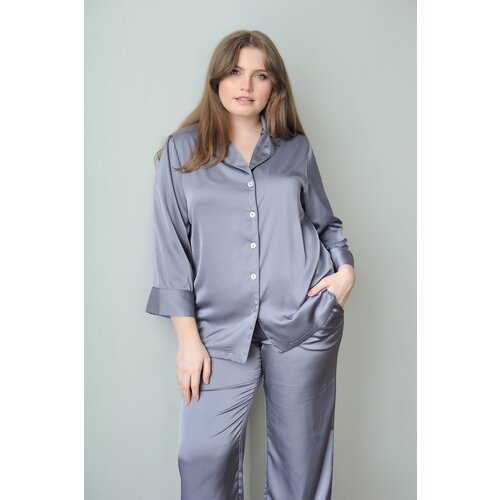 Пижама  Pijama Story, размер 54, серый