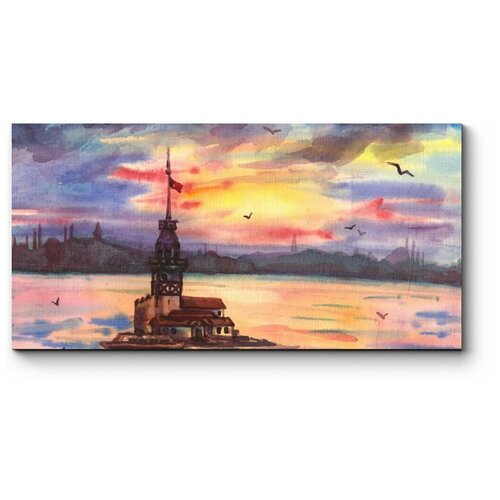 Модульная картина Девичья башня, Стамбул 160x80