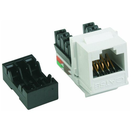 Разъем информационный Simon Connect CJ545U белый RJ45 Keystone Cat.5 UTP