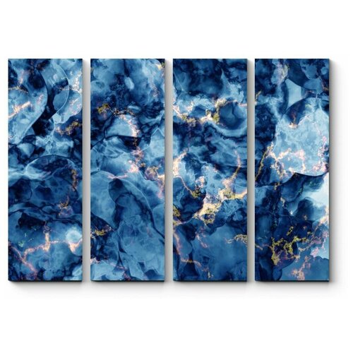 Модульная картина Синяя лава 170x128