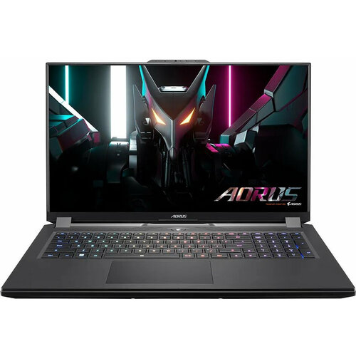 GIGABYTE Ноутбук Gigabyte Aorus 17H BXF Core i7 13700H 16Gb SSD1Tb NVIDIA GeForce RTX4080 12Gb 17.3" IPS FHD (1920x1080) Windows 11 Home black WiFi BT Cam (BXF-74KZ554SH) BXF-74KZ554SH