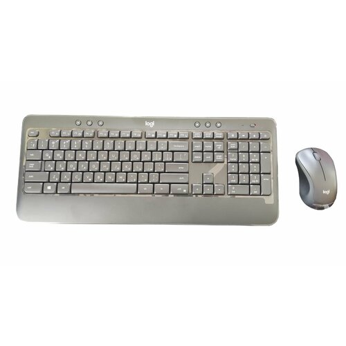 Комплект клавиатура + мышь Logitech MK540 Advanced, графитовый, английская(США)/русская
