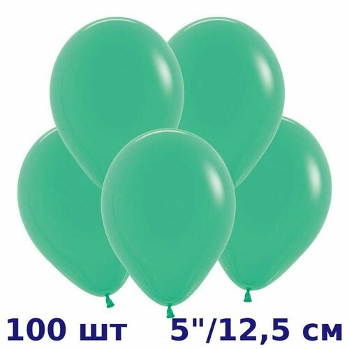 Воздушный шар (100шт, 12,5см) Зеленый, Пастель / Green, SEMPERTEX S.A, Колумбия