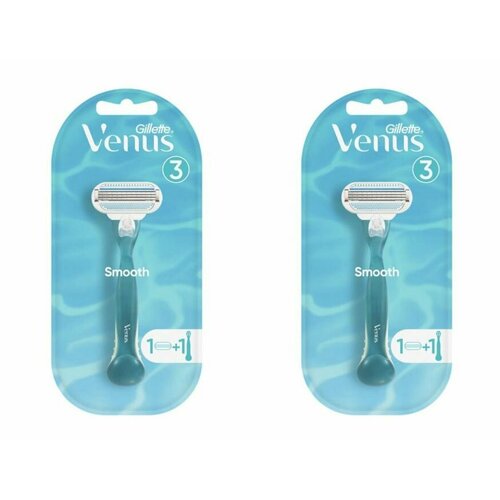 Gillette Venus Бритвенный станок Venus + 1 сменная кассета, 2 уп