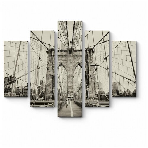 Модульная картина Все мосты ведут в Нью-Йорк105x84