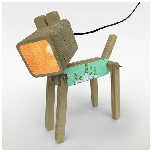 Настольная лампа светильник "Собака" модель вазы - 39