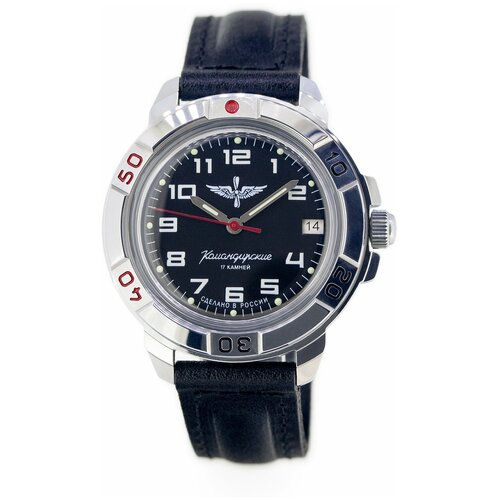 Наручные часы Восток Командирские 431941, черный, серый