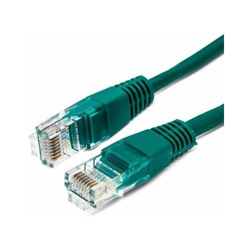 Патч-корд U/UTP 5e кат. 0.25м Filum FL-U5-0.25M-G, кабель для интернета, 26AWG(7x0.16 мм), омедненный алюминий (CCA), PVC, зелёный