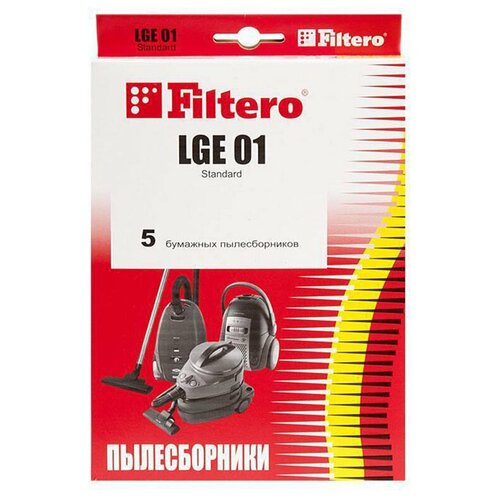 Мешки Filtero LGE 01 для пылесосов LG, Clatronic, Evgo, Cameron (5 штук)