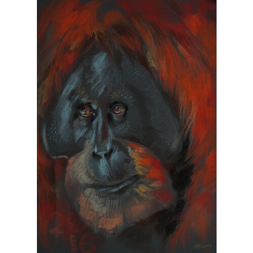 «Красный Орангутанг» | 2016. Авторская картина