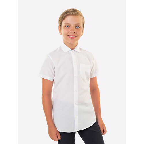 Школьная рубашка HappyFox, размер 158, белый