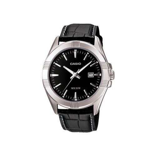 Наручные часы CASIO Collection CASIO Collection MTP-1308L-1A, черный, серебряный