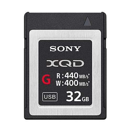 Карта памяти Sony XQD 32 ГБ Class 10, R/W 440/400 МБ/с, черный