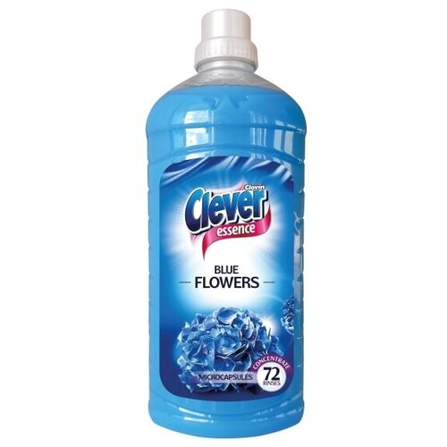 Кондиционер для белья Clever Essenсe Blue Flowers Голубые цветы, концентрат, 1.8 л