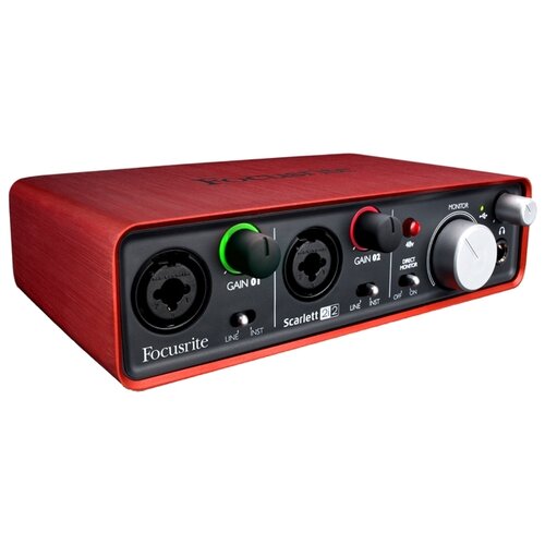 Внешняя звуковая карта Focusrite Scarlett 2i2